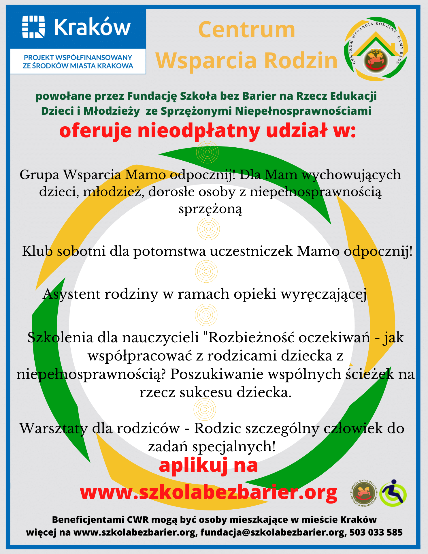 Centrum Wsparcia Rodziny - Damy Radę! ~ Fundacja Szkoła bez Barier